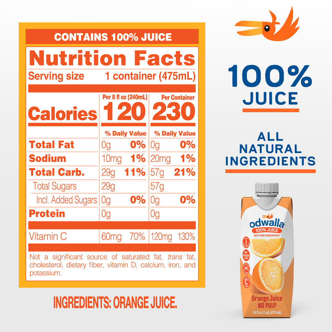Orange Juice, No Pulp | Odwalla